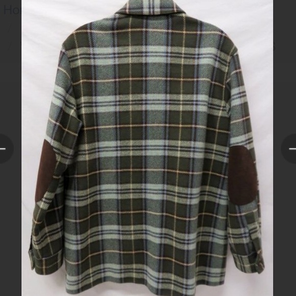 Pendleton | Jackets & Coats | Vintage Pendleton Wool Jacket Green Plaid ...